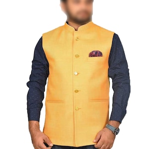 Indian Royal Designer Wedding Traditional Ethnic Modi Jacket Waistcoat ...