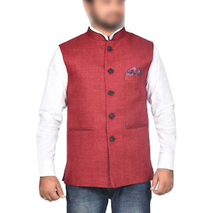 Indian Royal Designer Wedding Traditional Ethnic Modi Jacket Waistcoat ...