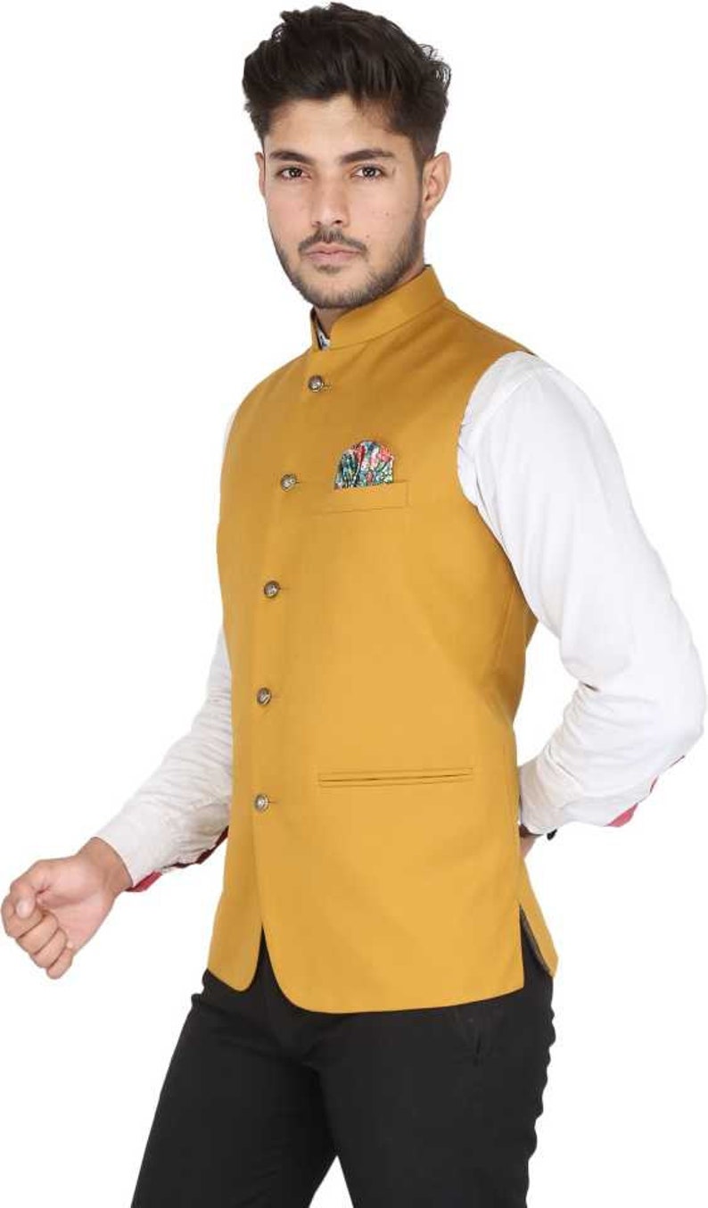 Indian Traditional Waist Coat Jacket Blazer Jodhpuri Designer - Etsy