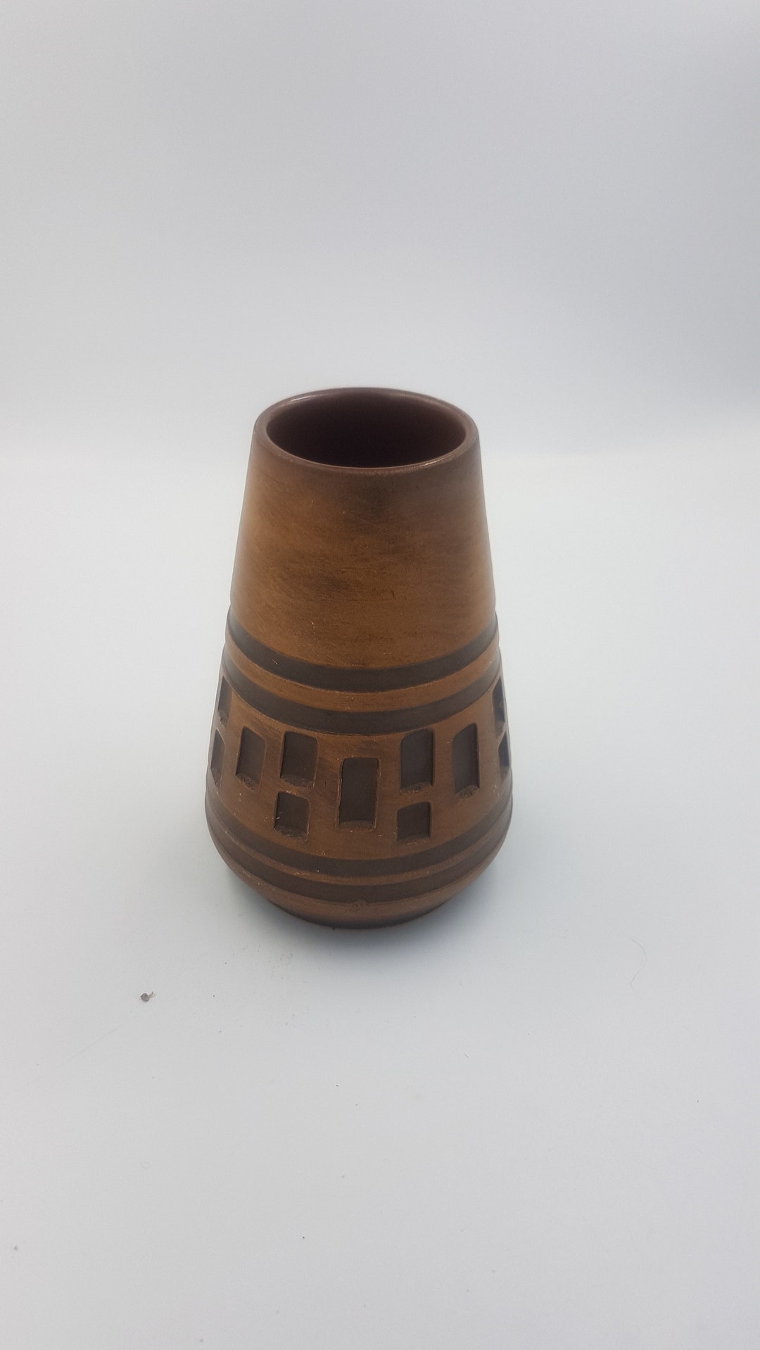Jarrón Swiss Studio Pottery Mid-Century de Frick Keramik - Etsy México