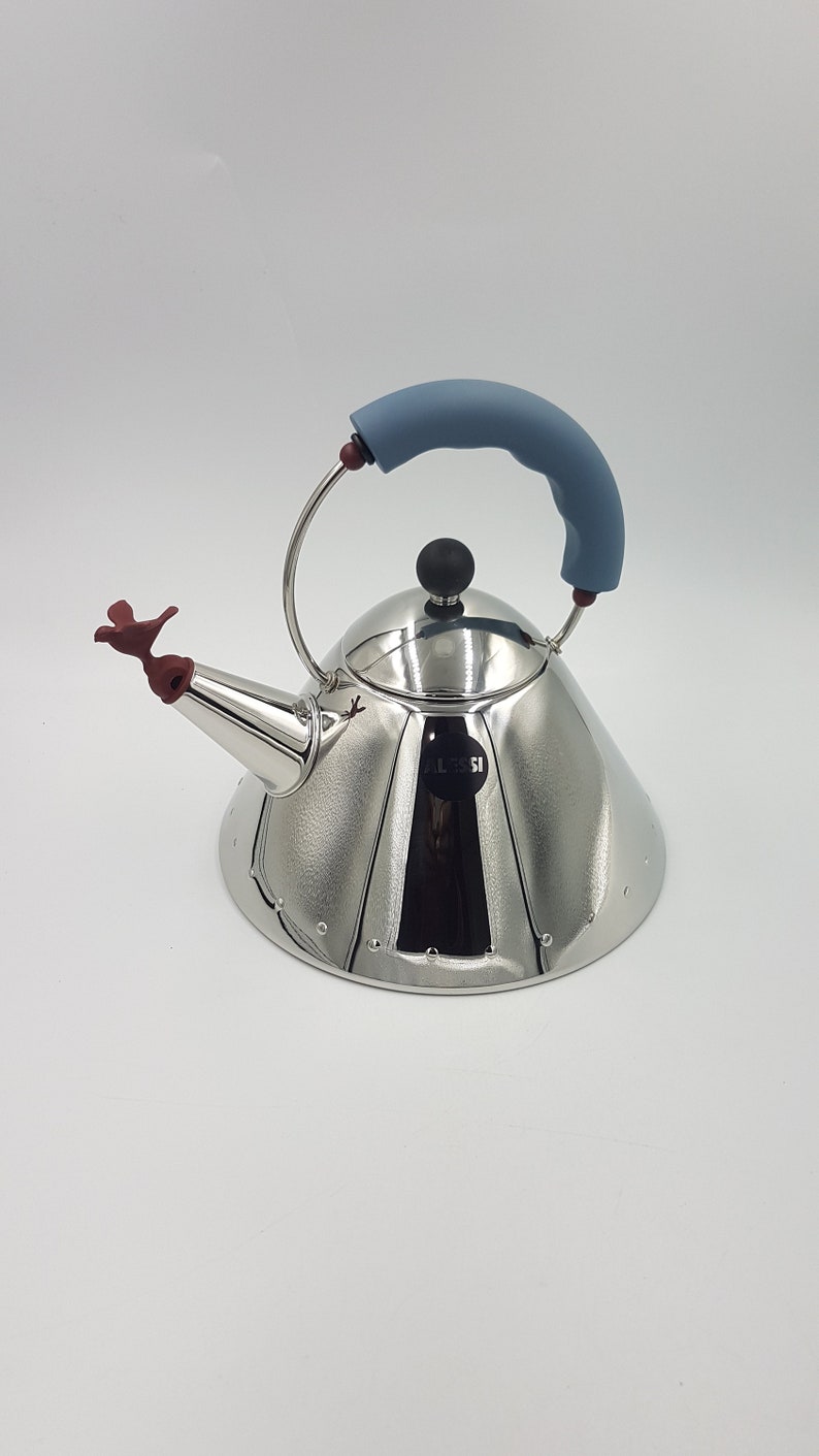 Alessi bird Water Kettle 9093 Designed by Michael Graves Never Used ...