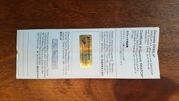 Swatch Watch - "Crash" by Massimo Giacon in box - mod… - Gem