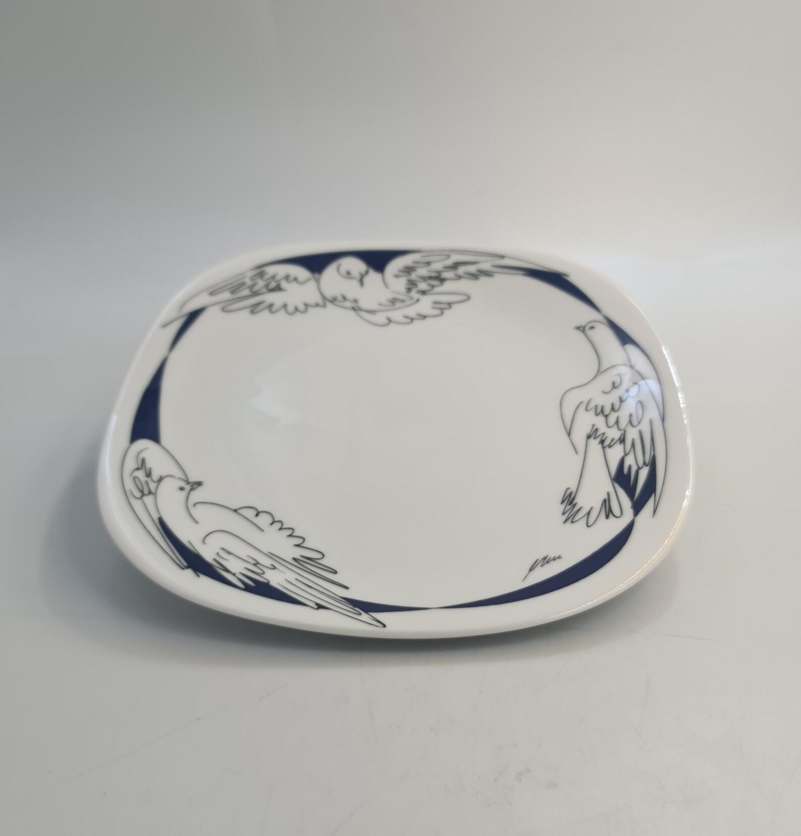 Hans Erni Peace Dove Plate, Langenthal Swiss Porcelain - Etsy