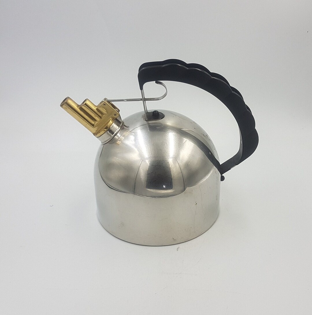 Alessi 'bollitore' Pitch-pipe Train Whistle Stovetop Kettle, Designed ...