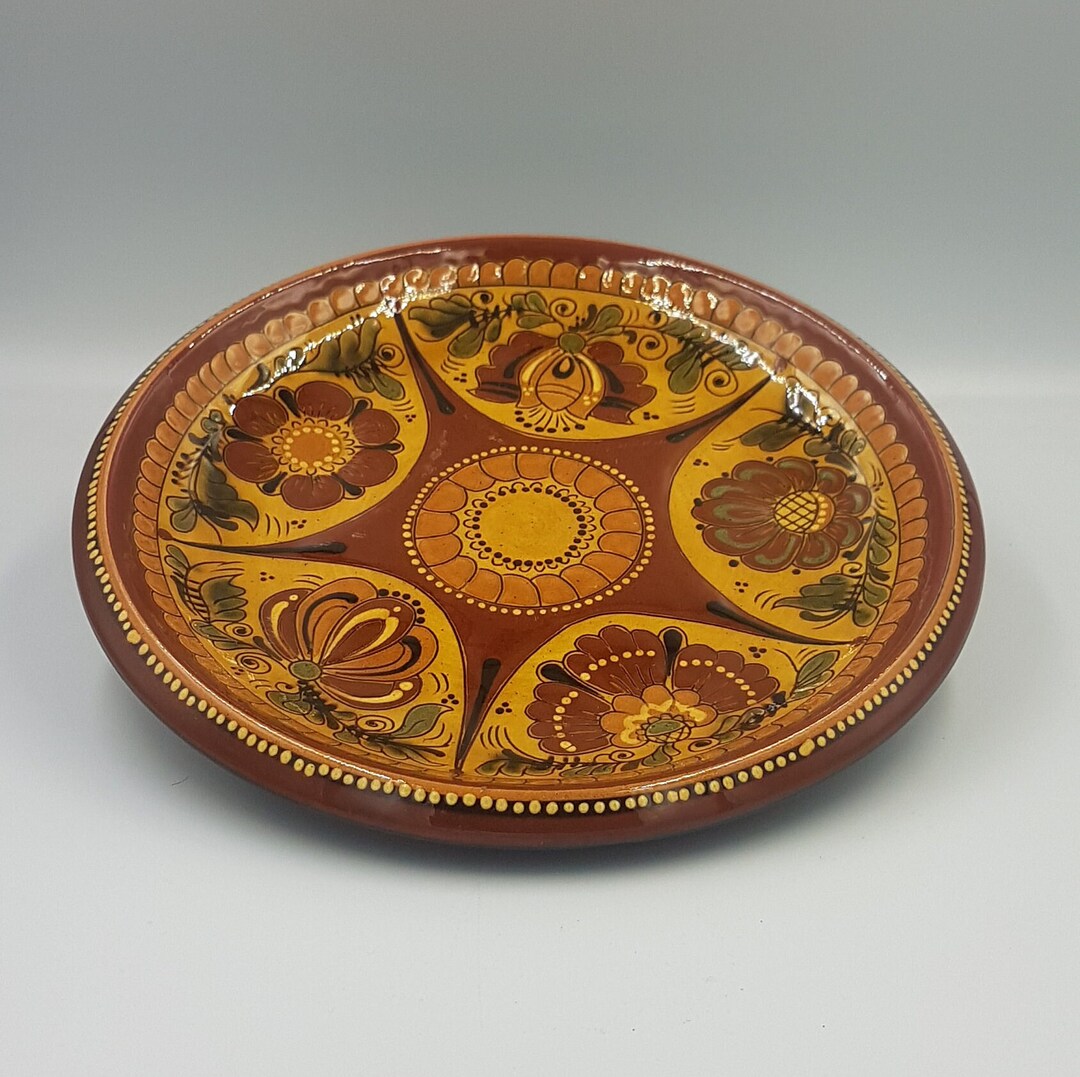 Swiss Studio Pottery Plate / Wall Plate by Ceramist Peter Reber, Berne ...