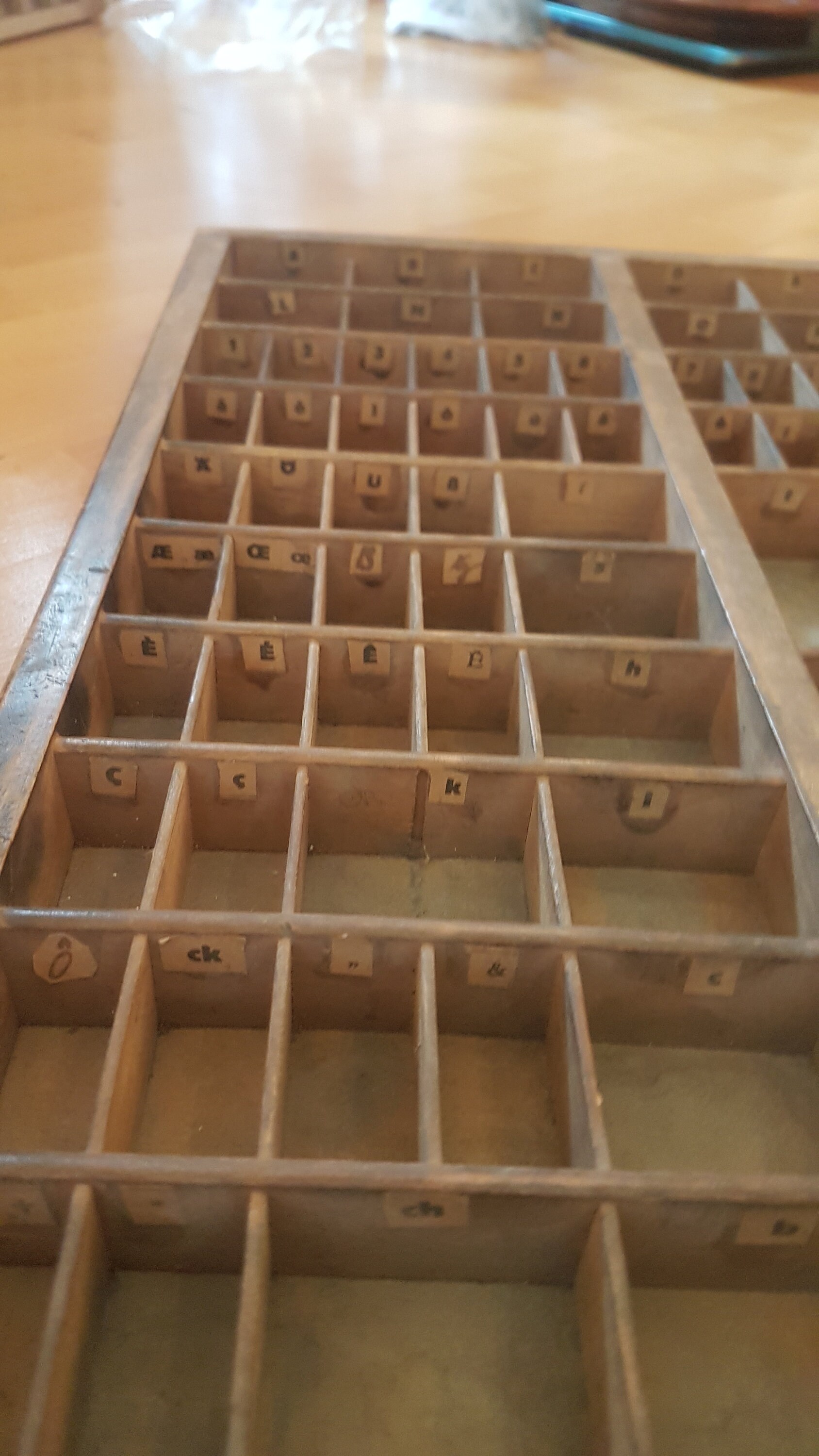 Antique Original Typecase Drawer Letter Press Printing Tray - Etsy