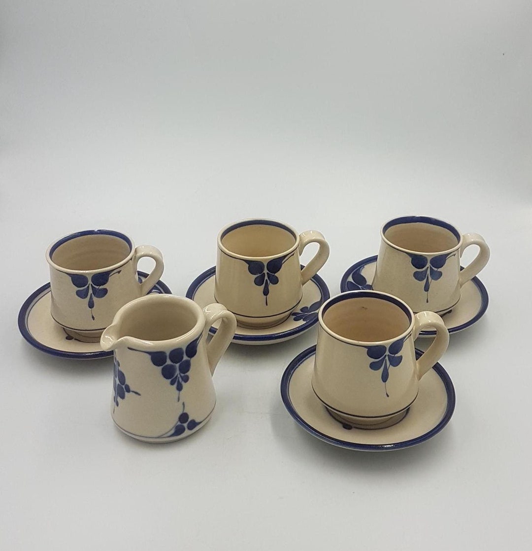 Swiss Studio Pottery Coffee Tea Set by Swiss Pottery 'luzerner Keramik ...