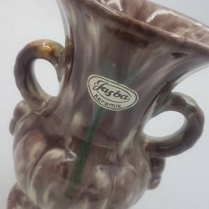 Jasba West German Pottery Vase With Dripping Glazing, 1960s, WGP, West ...