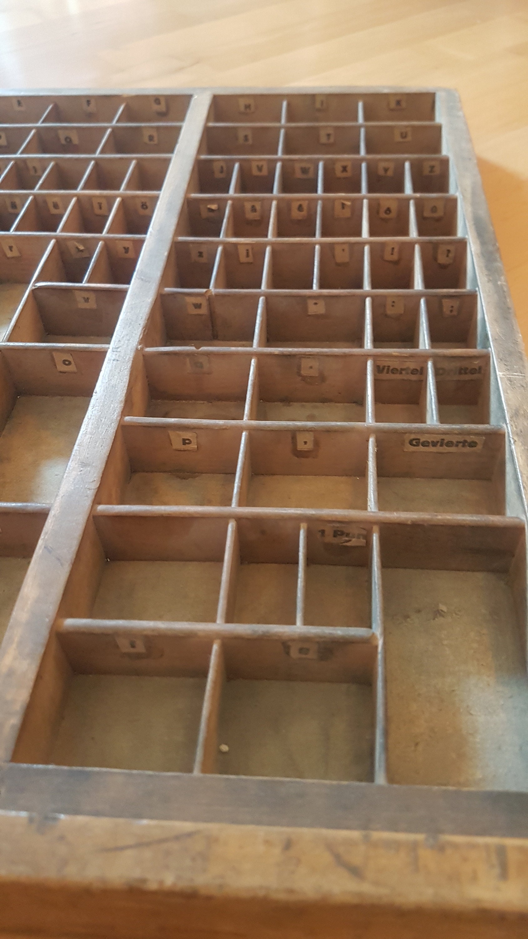 Antique Original Typecase Drawer Letter Press Printing Tray - Etsy