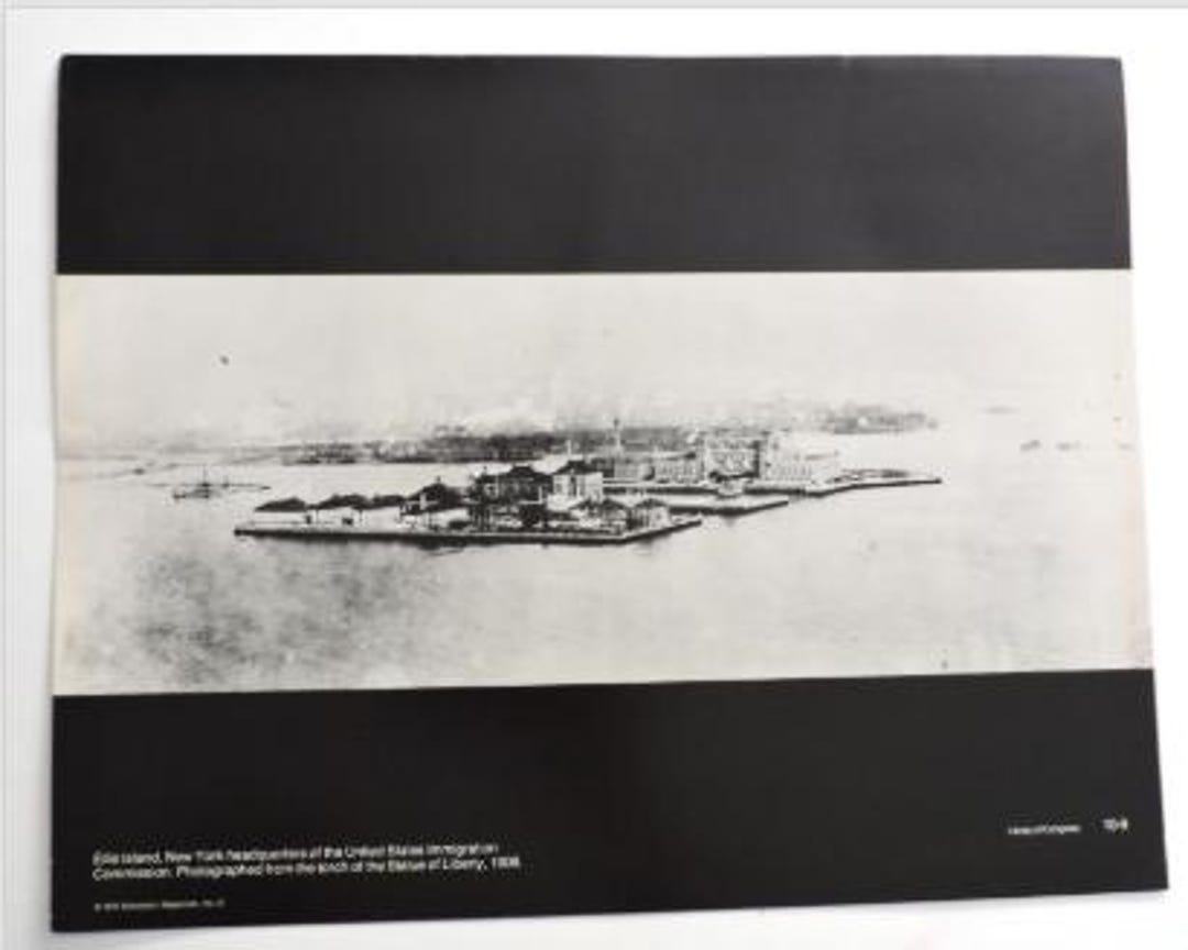 3 Vintage Black and White Prints Immigrants 11 X 14 History Collecting ...