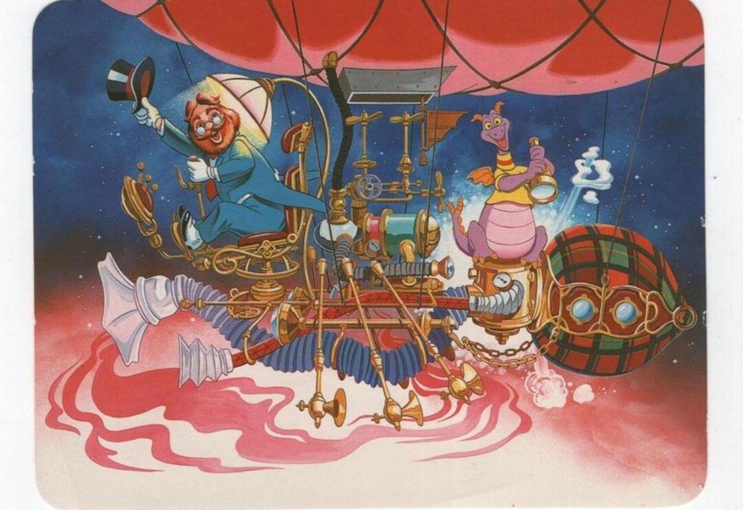 Vintage Postcards Unposted Walt Disney Epcot 1982 You're on Figment ...