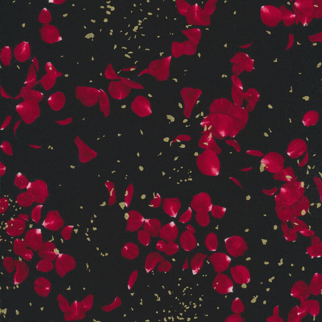 Guilded Rose by Chong-a Hwang for Timeless Treasures Cm1254-black Sold ...