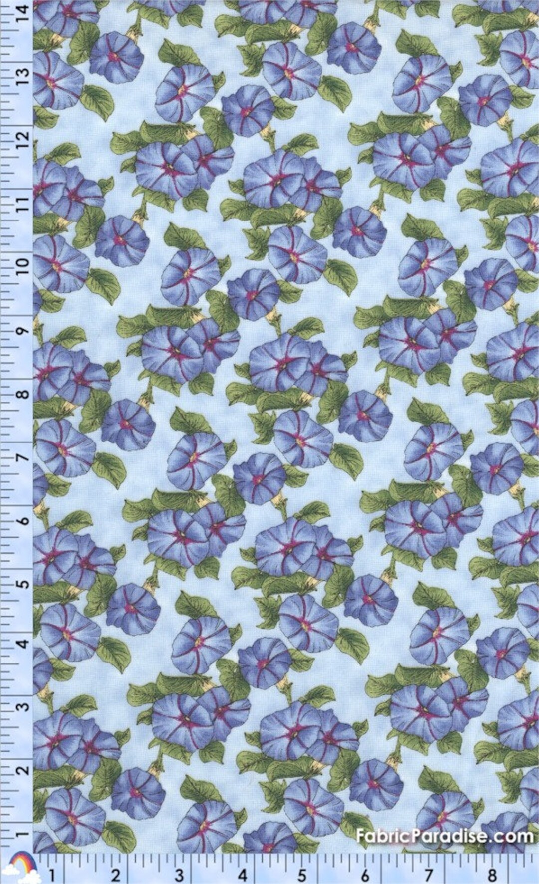 Prairie Gate by Lennie Honcoop for Blank Quilting 8579 Lt. Blue 1-1/2 ...