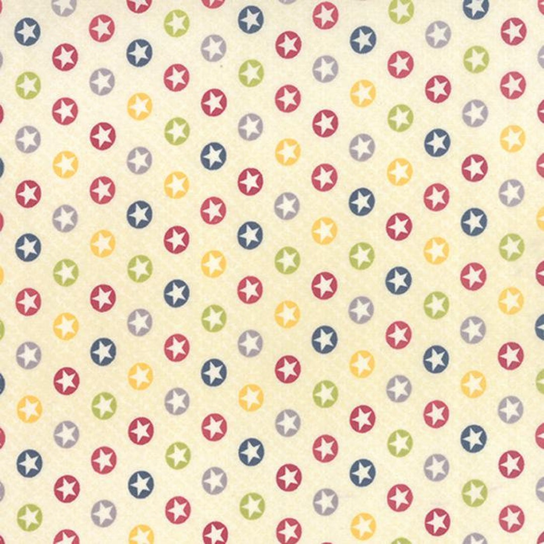 Varsity Superstar by Sweetwater for Moda Fabrics 5595-11 Cream Sold by ...