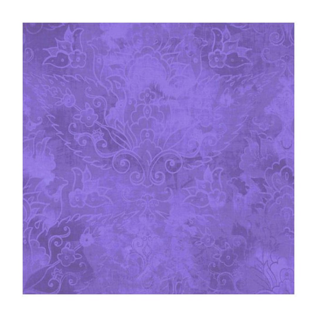 Fantasy by Sarah J for Marcus Fabrics R4704-purple Sold by the 1/2 Yd ...