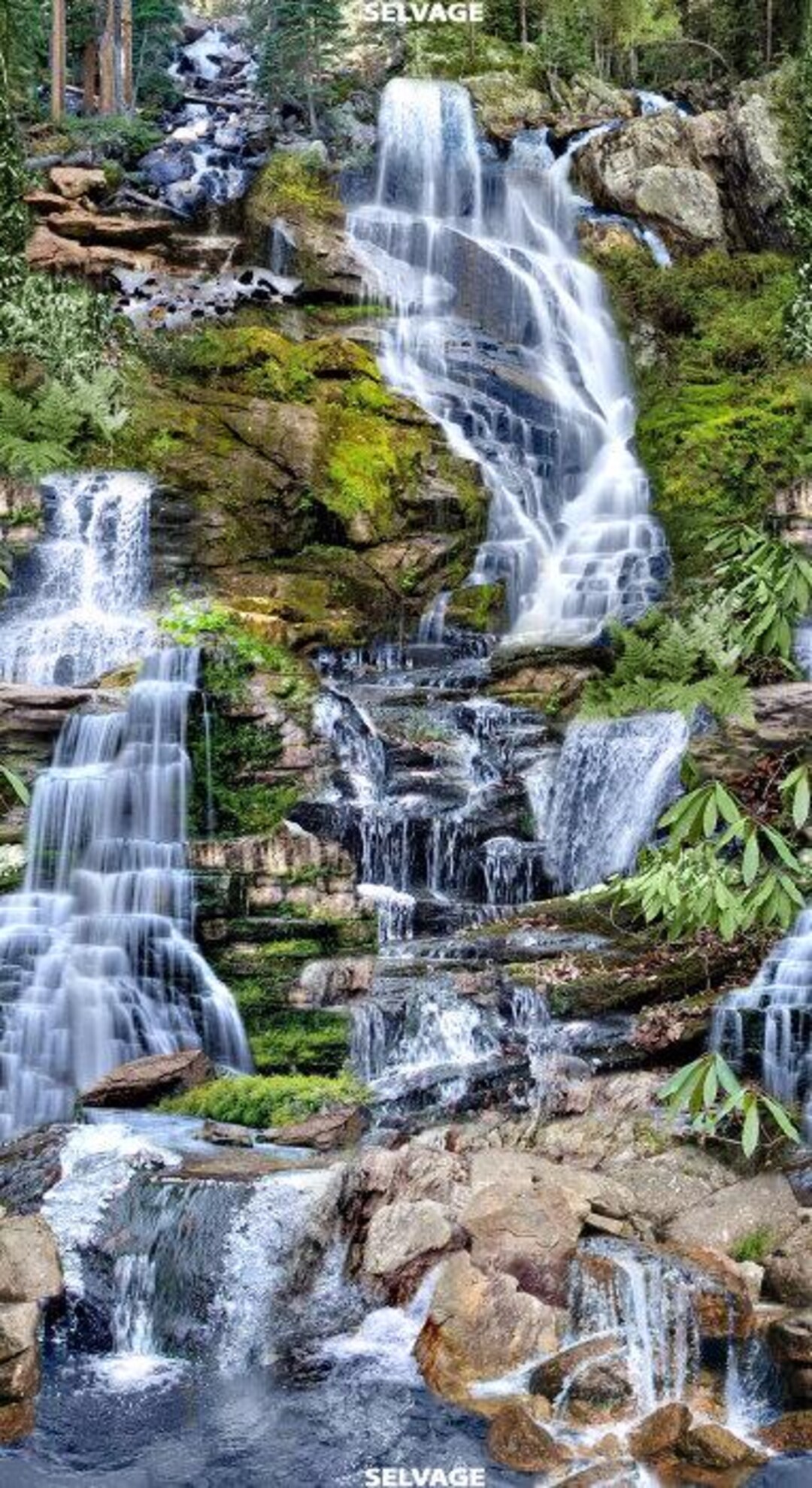 Waterfall Panel by Timeless Treasures 6855 22"x44" - Etsy