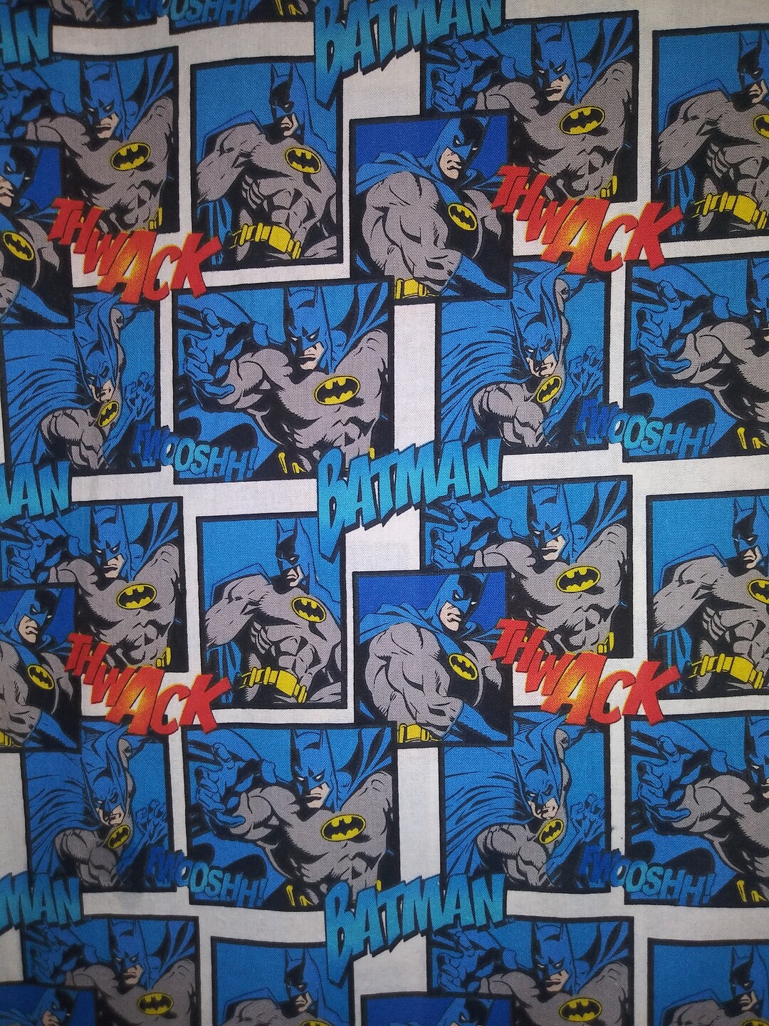 Batman Fabric No Information One 1-1/2 Yd. Remnant - Etsy