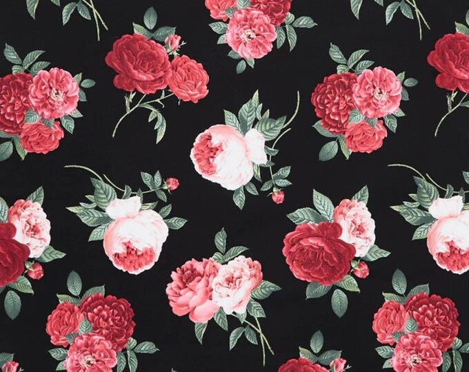 Daydream Garden by Tim Gaffey for Wilmington Prints 50013-937 Black One ...