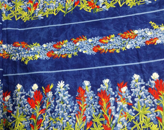 Texas Proud Border Stripe by Sara Kammash for Moda Fabrics 11281 Blue ...