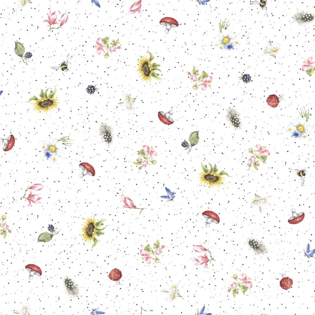 Bramble Patch by Hanna Dale for Maywood Studio Masd10106-white 17 ...