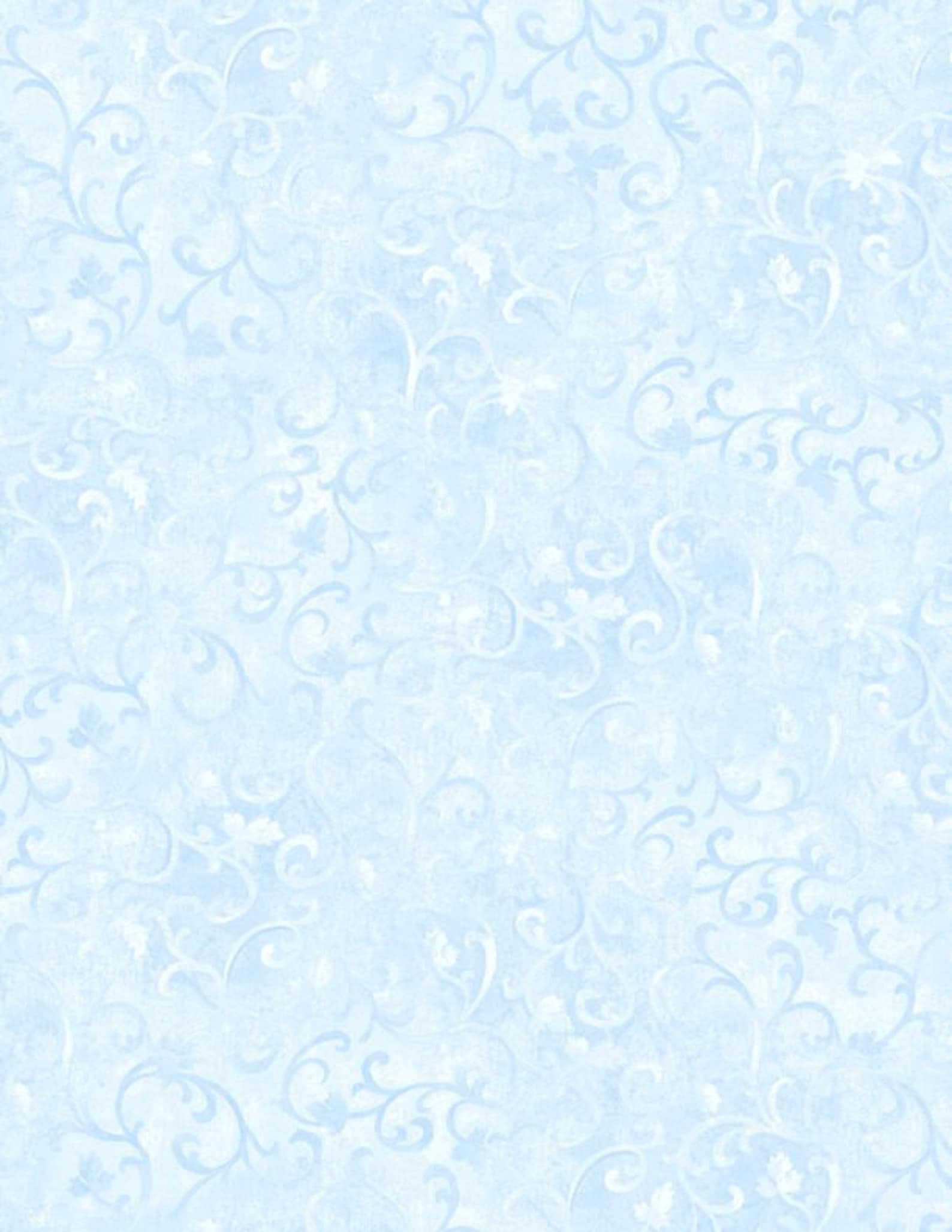 Essentials Scroll by Wilmington Prints 1077-89025-411 Lt. Blue Sold by ...