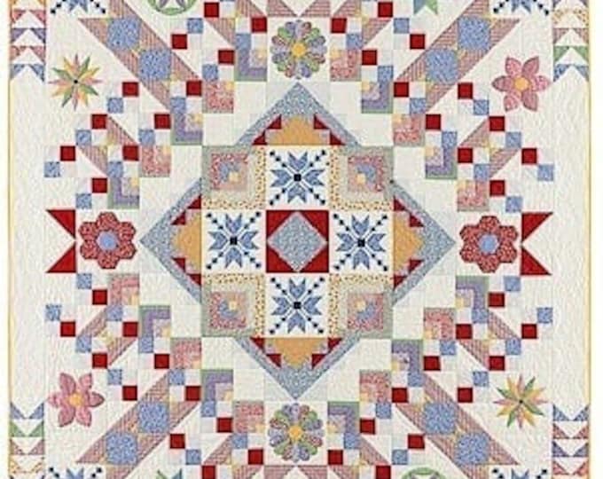 Punch Bowl Botanical Plum Quilt Kit by Christine Stainbrook Plum 94"x94 ...