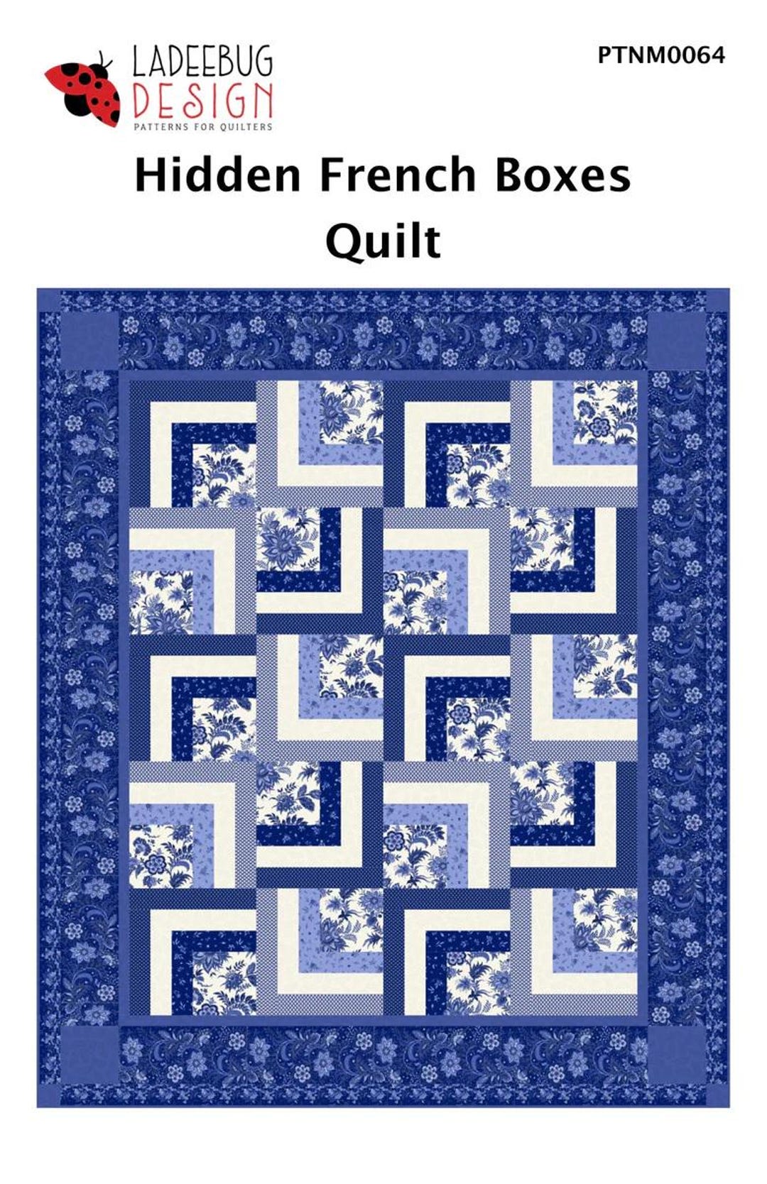 Hidden French Boxes Quilt Kit by Ladeebug Design for Maywood Studio 65 ...