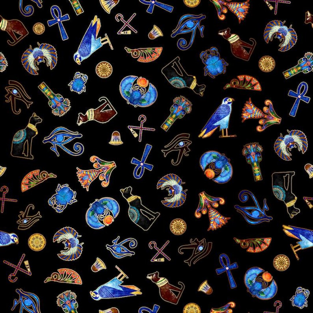Pharoah Egyptian by Dan Morris Designs for Quilting Treasures 29742-J ...