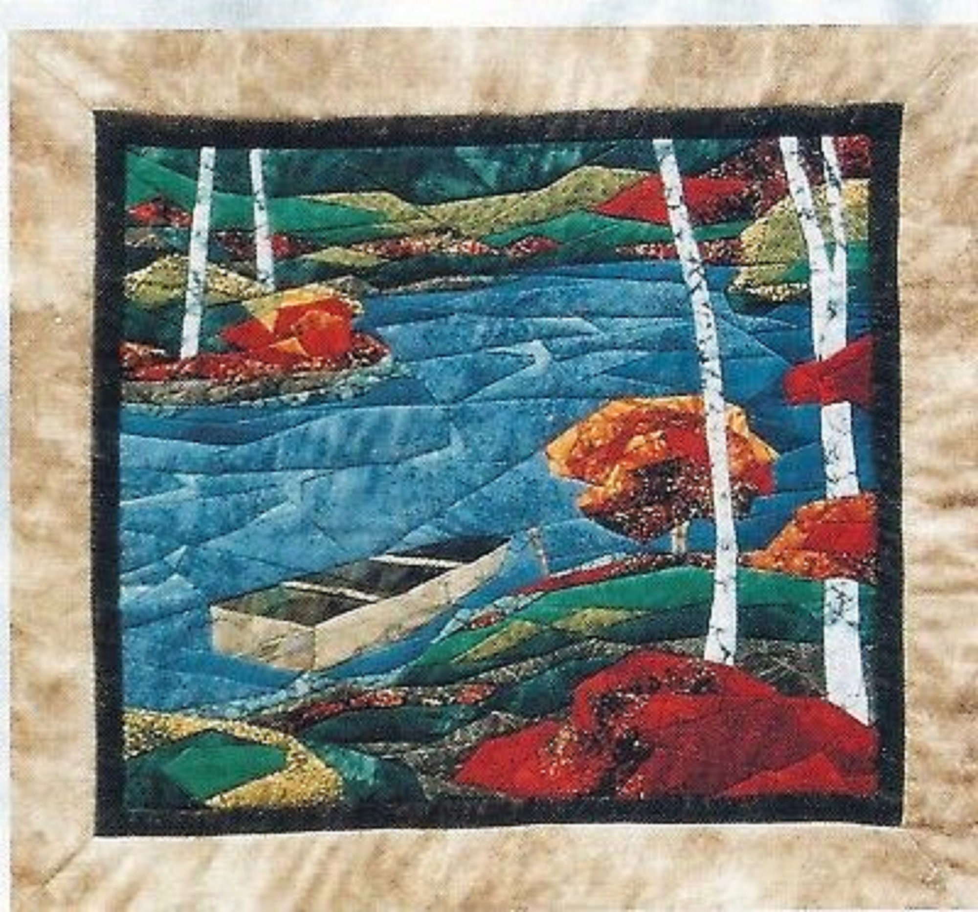 Autumn Scene Quilt Pattern by Cynthia England 17 1/2x15 | Etsy