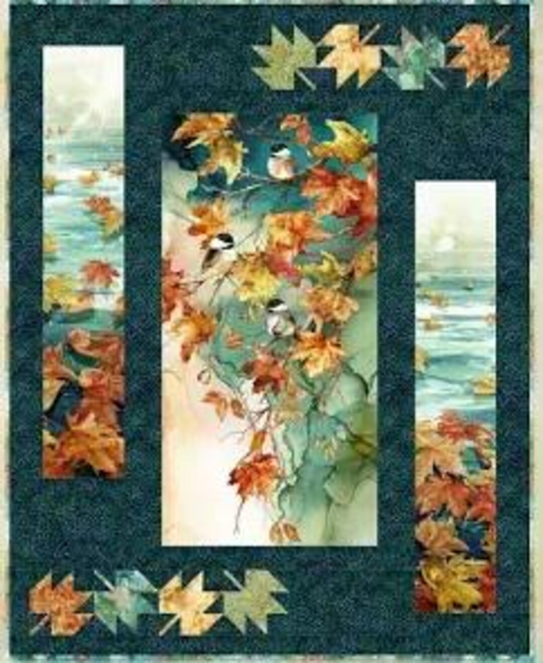 Autumn Blaze Quilt Kit Dark by Northcott Fabrics PC-323 56"x73.5" - Etsy