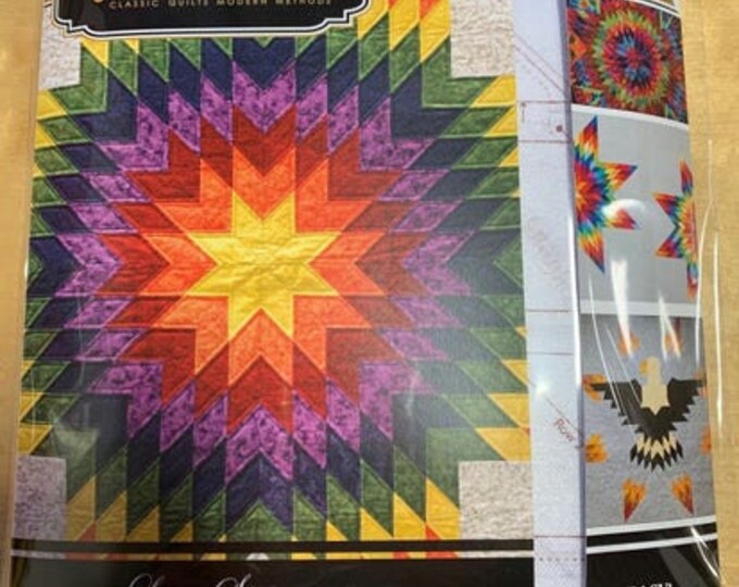 Lone Star Quilt Pattern Printed Interfacing by Quiltsmart 58 - Etsy