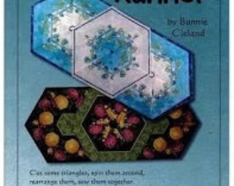 Triangle Frenzy Runner Quilt Pattern by Bunnie Cleland of Artistically ...