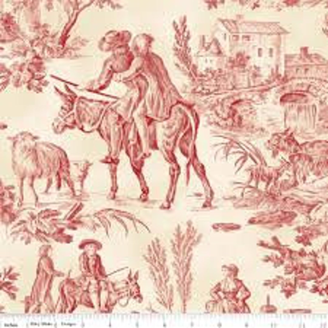 Fable Main Duck Fabric by Penny Rose Fabrics HD 4510-red Sold by the 1/ ...