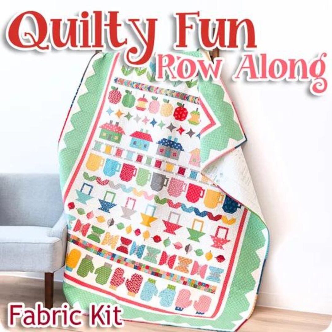 Quilty Fun Row Along Kit by Lori Holt for Riley Blake Designs 68.5"x86 ...