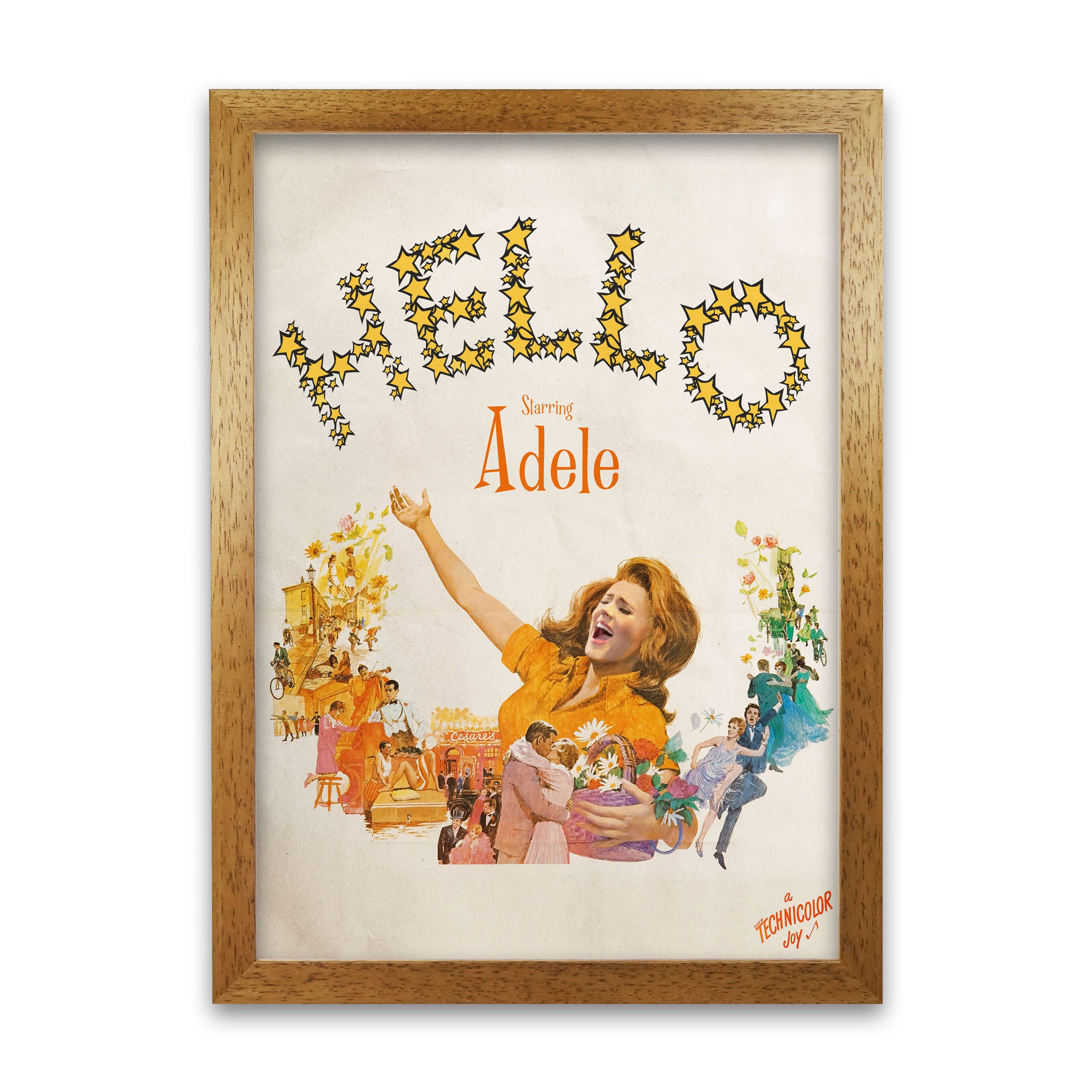 Adele Poster Hello Print Music Wall Art Poster Vintage Music | Etsy