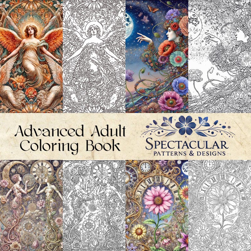 Advanced Coloring - Etsy