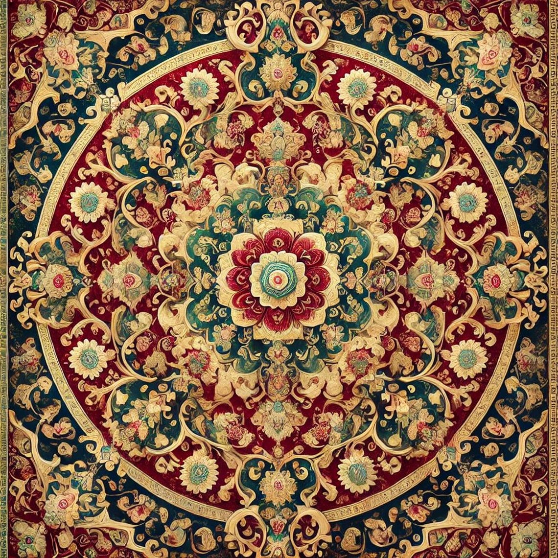 Seamless Persian Rug Patterns: Floral Fabric & Wallpaper Designs ...