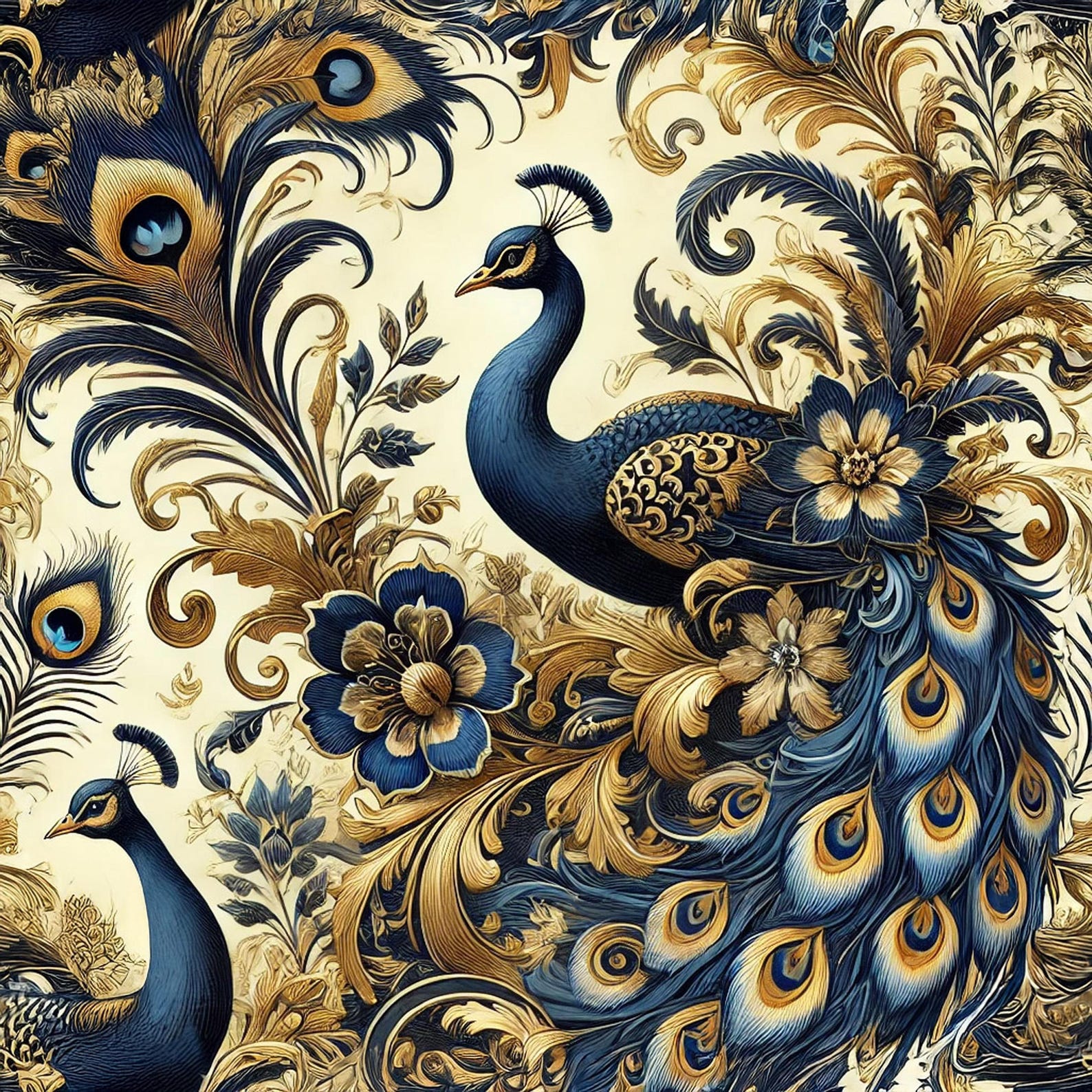 24 Qing Dynasty Seamless Patterns – Chinese Art - Floral, Cloisonné ...