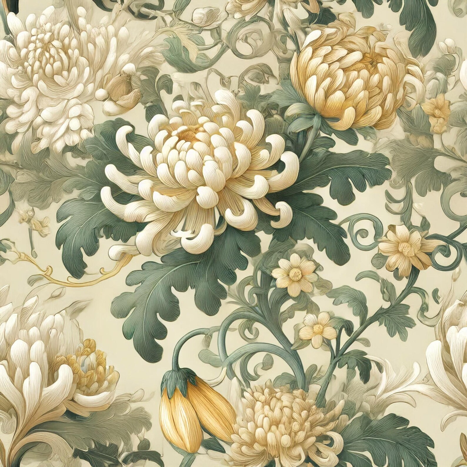 24 Song Dynasty Inspired Chinese Ornate Seamless Patterns – Nature ...