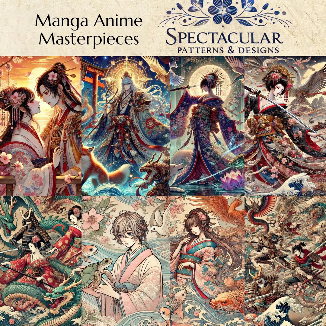Manga Anime Art: Japanese Illustrations (digital Download) - Etsy