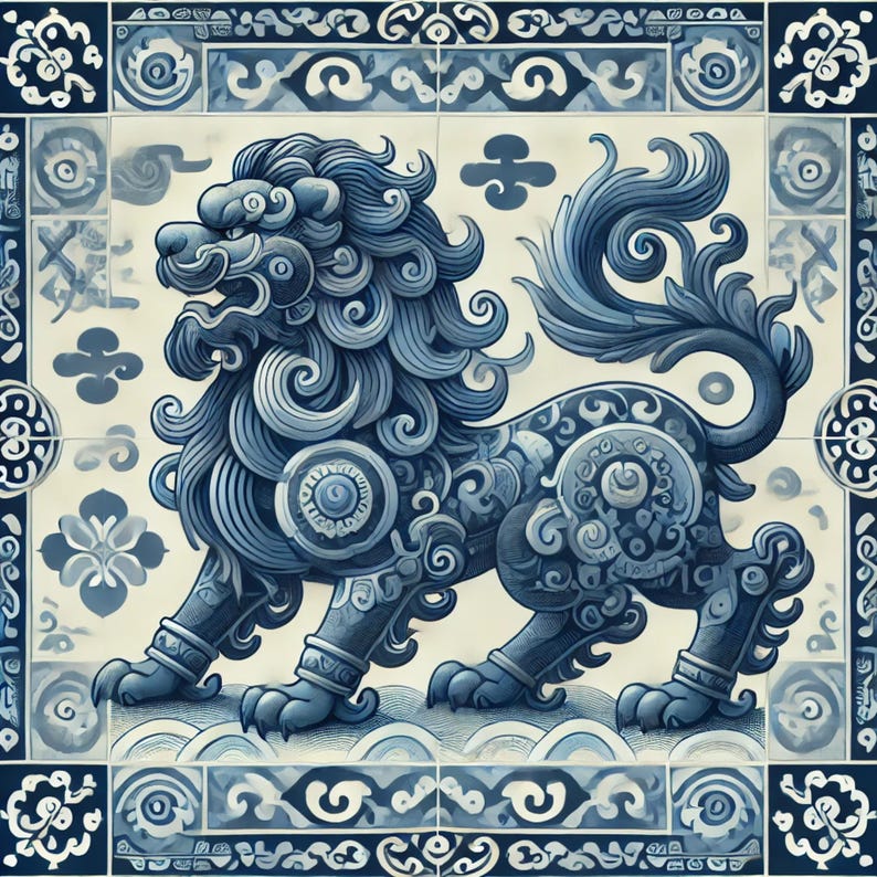 Fine Art Chinese Ming Dynasty Seamless Patterns Timeless Oriental ...