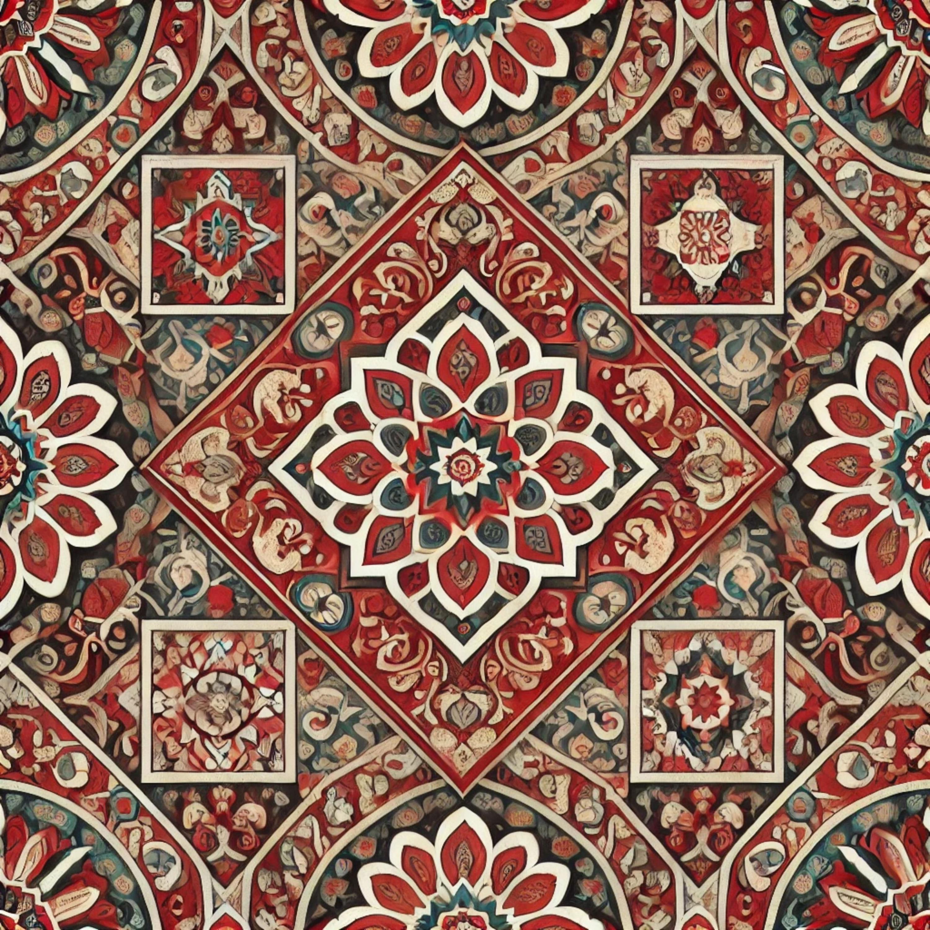 Turkish Tile Seamless Patterns: Ornate Designs (instant Download) - Etsy