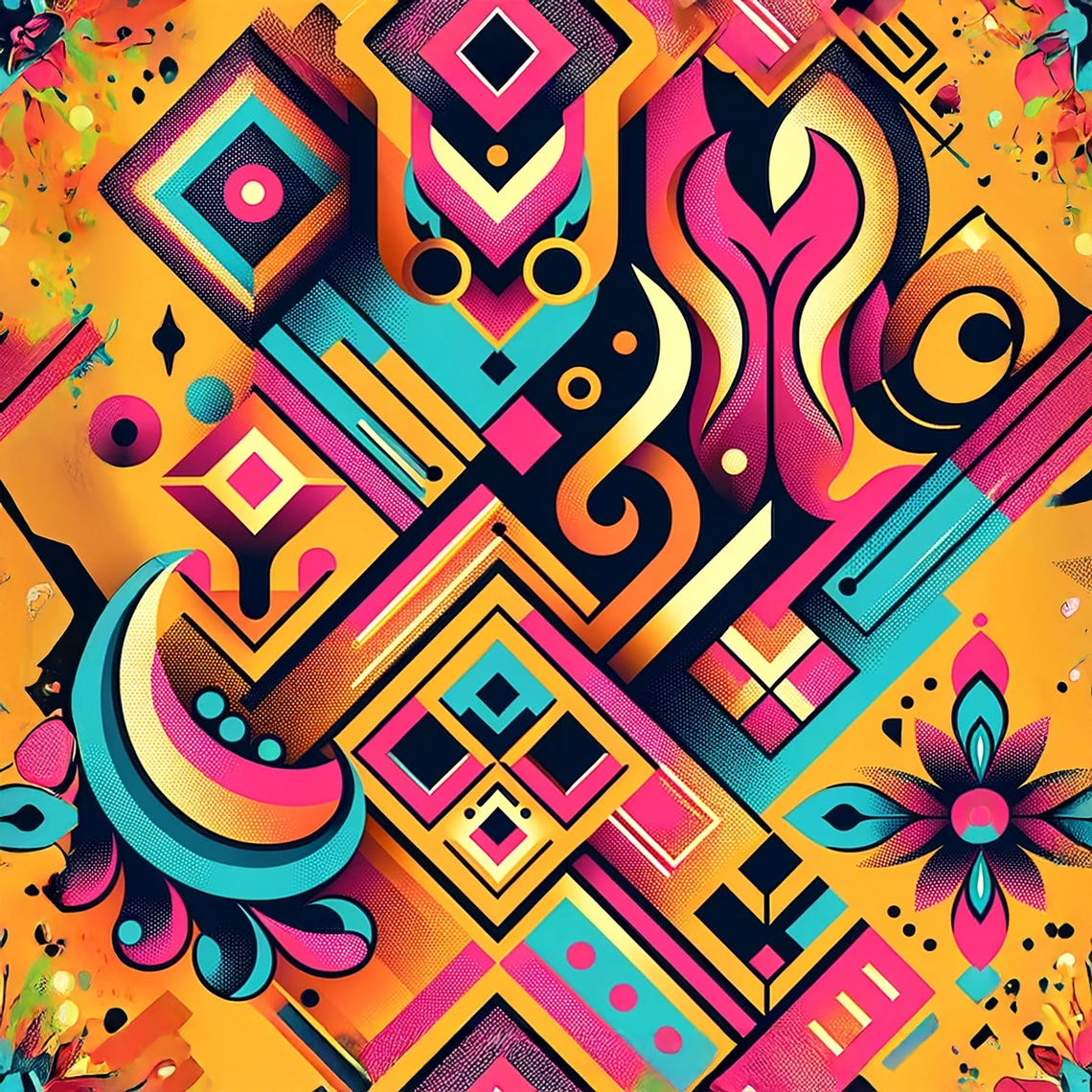 Indian Summer Pattern Pack: Vibrant Paisley & Mandala Designs (digital ...