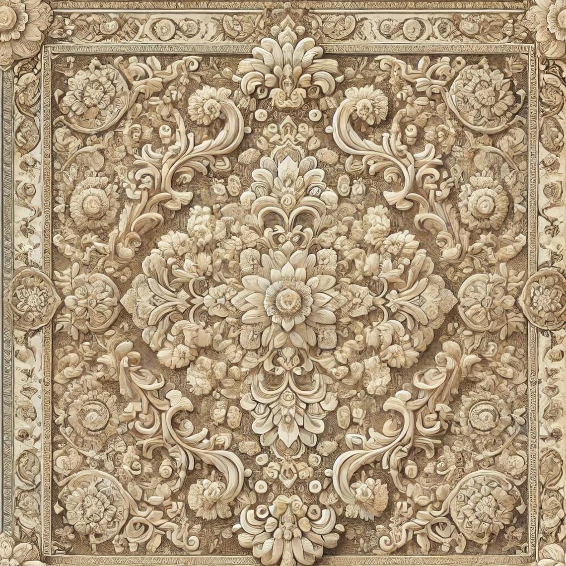 Seamless Persian Rug Patterns: Floral Fabric & Wallpaper Designs ...