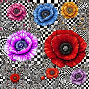 31 Fine Art Floral Seamless Patterns Collection, Elegant Botanical ...