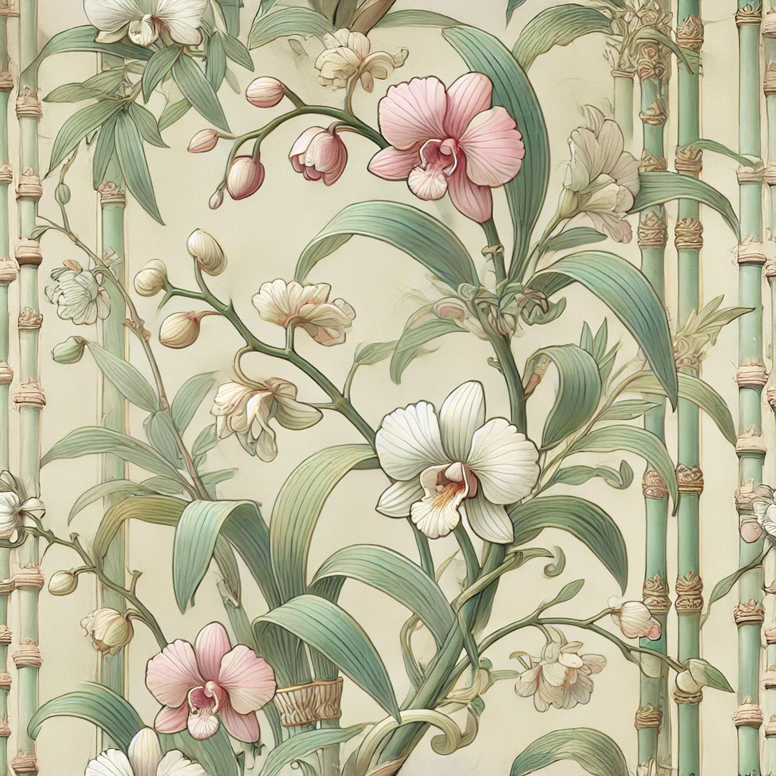 Song Dynasty Chinese Seamless Patterns: Nature & Ceramics (digital ...