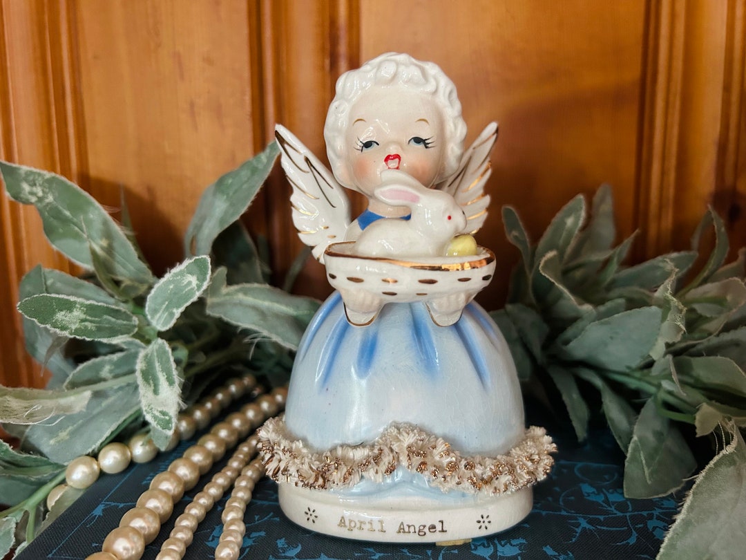 Fine A Quality Japan April Angel, Vintage April Angel of the Month ...