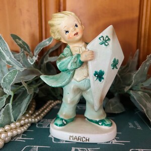 Vintage Lefton Japan March Boy Figurine, Lefton St Patricks Day Boy ...