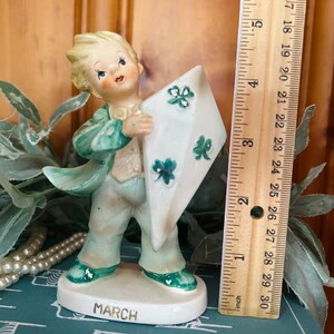 Vintage Lefton Japan March Boy Figurine, Lefton St Patricks Day Boy ...