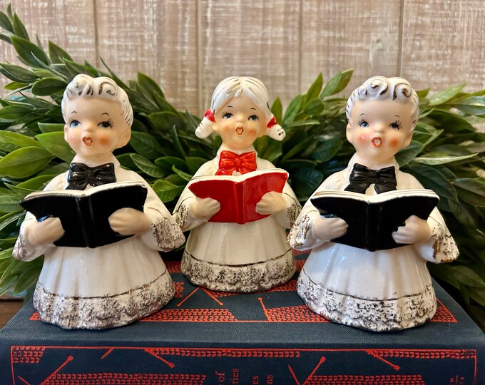 Pair Japan Singing Choir Boy and Girl Figurines - Etsy